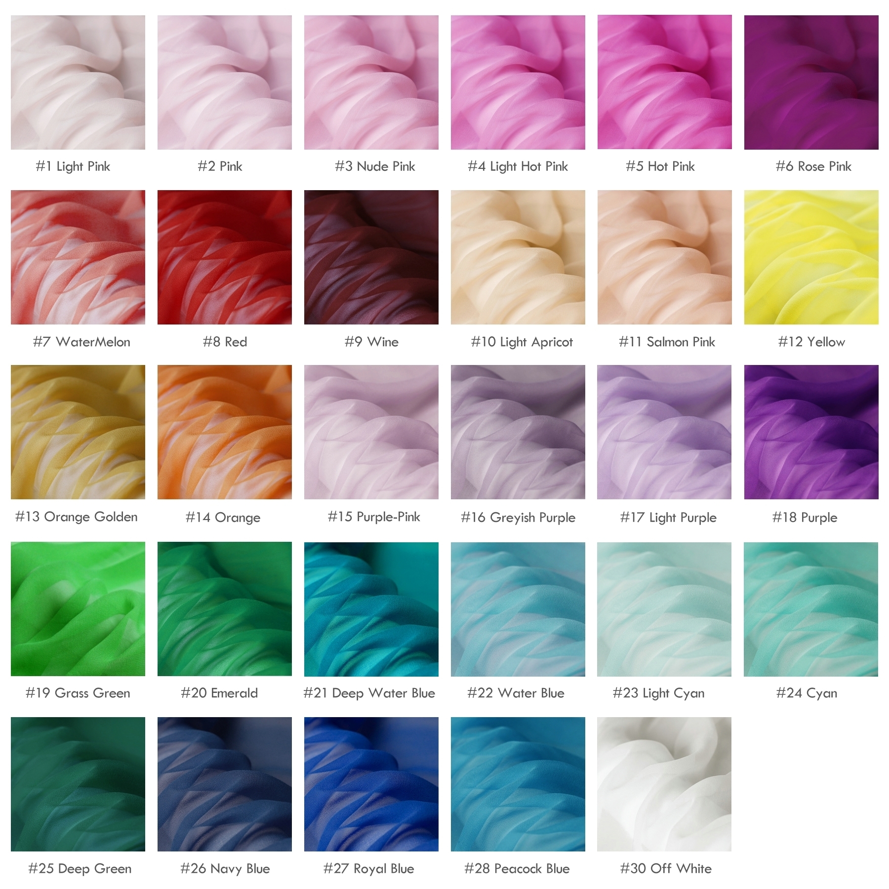 12 momme Mulberry Silk georgette fabrics, 114cm luxury beautiful silk ...